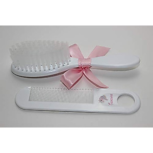 Personalized Baby Gift - Baby Brush and Comb Set, Suitable for Ages 0-3 Years, New Baby Gift - Unicorn, Unicorn Baby Gift