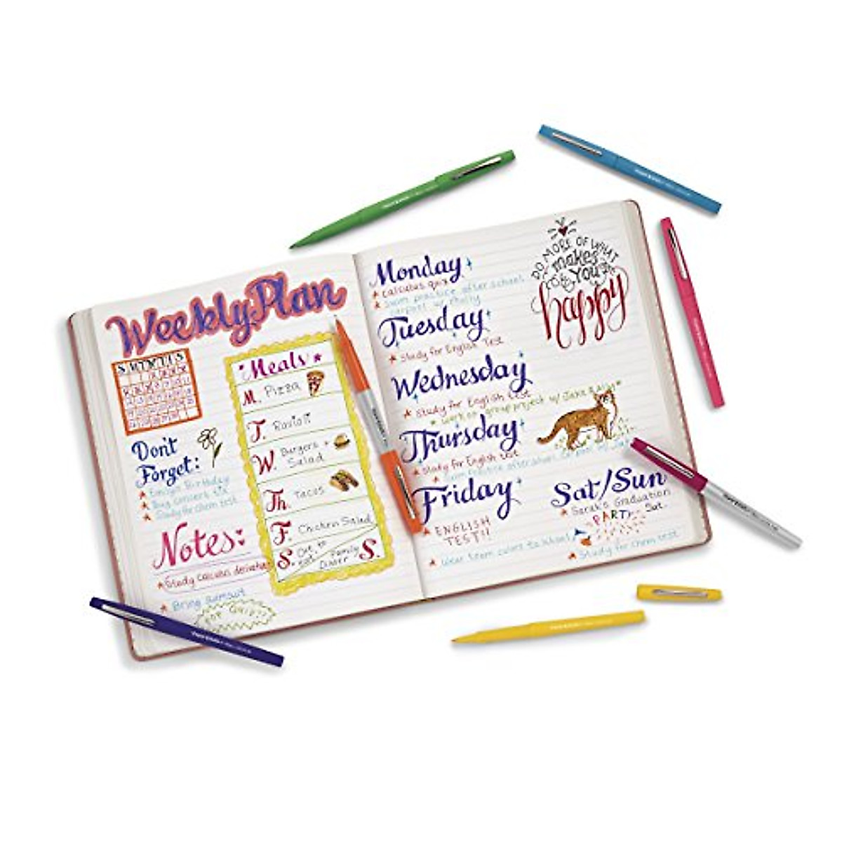 Paper Mate Flair Felt Tip Pens Assorted Colors
