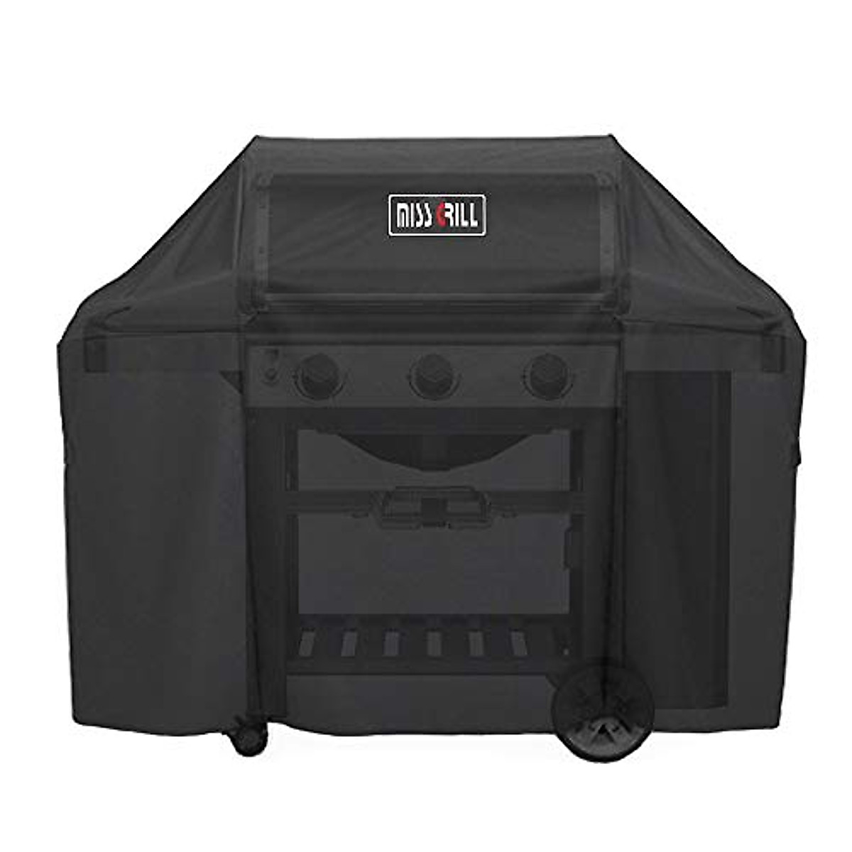 MissGrill 7130 Grill Cover Fits Weber Genesis II 3 Burner Grill and Genesis 300 Series Grills (Compared to 7130),58 x 44.5-Inch Heavy Duty Waterproof & Weather Resistant Outdoor Barbeque Grill Cover