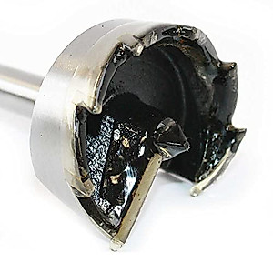 Big Horn 70153 2-1/8 Inch Carbide Tipped Spur Bit - 1/2 Inch Shank with 3/8 Inch Hex End (Replaces Templaco MS-302-6C)