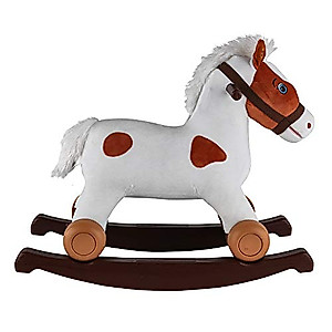 Rockin' Rider Carrot 2-in-1 Pony Plush Ride-On, Painted
