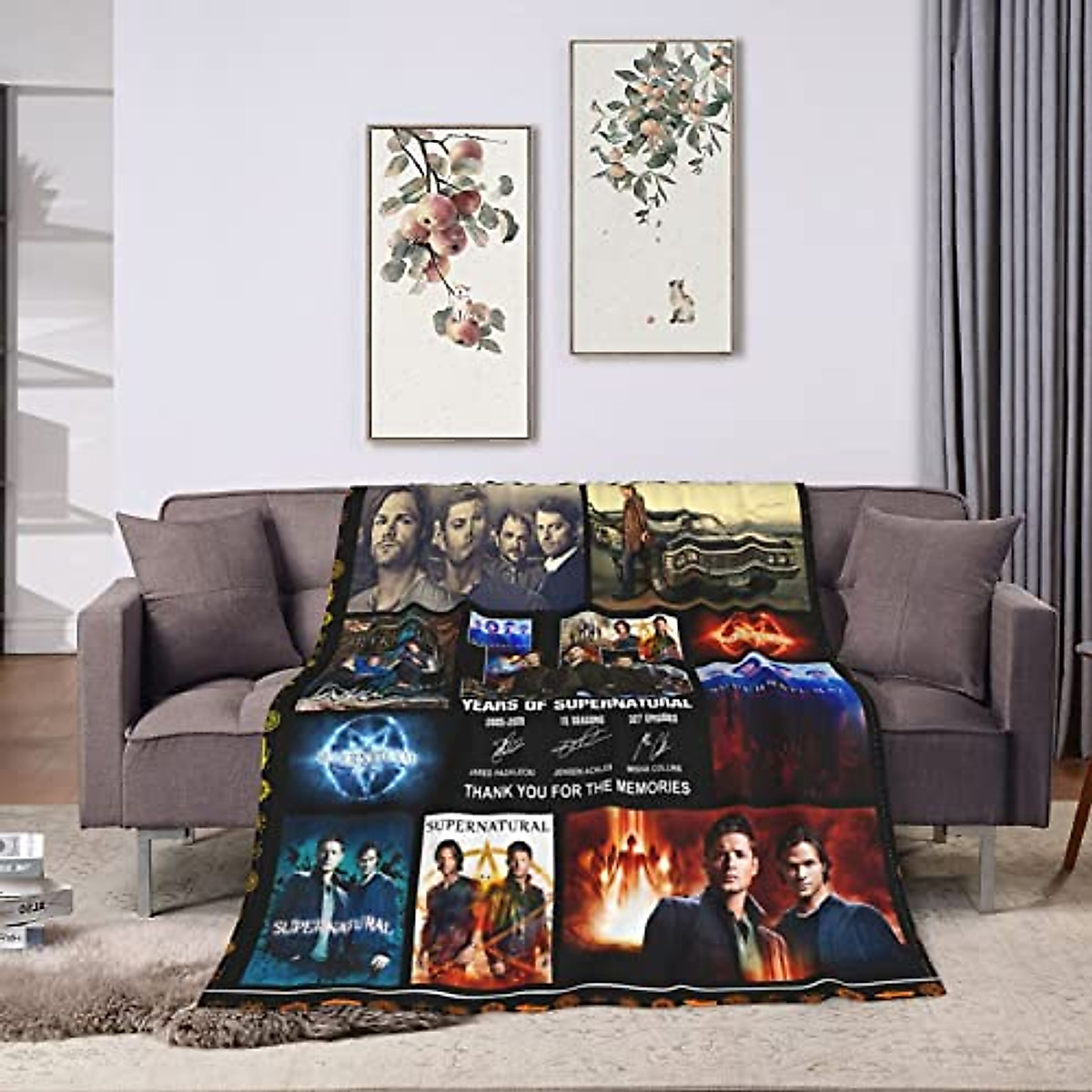 Throw Blankets Soft Cozy and Lightweight for Couch Sofa Bedroom Suitable hanoichos for Spring Summer