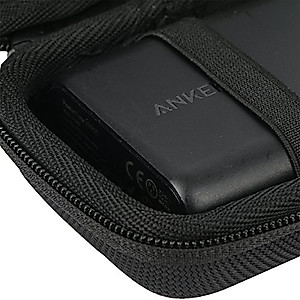 khanka Hard Travel Case Replacement for Anker PowerCore 13000 13000mAh 10400 Portable 2-Port Ultra Power Bank (Black)