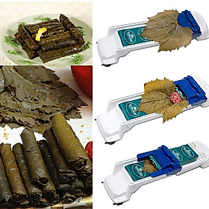 Eurobuy Vegetable Meat Rolling Tool, Stuffed Leaves Grape Cabbage, Multi-Functional DIY Plastic Sushi Roller Meat Cabbage Leaf Rolling Tool for Beginners and Children