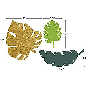 Teacher Created Resources Tropical Palm Leaves Accents - Assorted Sizes,Model Number: TCR8498