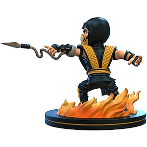 QMx Quantum Mechanix Mortal Kombat Scorpion Q-Fig Yellow 4 inches