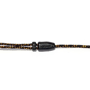 Tweedz Black & Gold Earbuds with Microphone and Controls - Durable, Tangle-Free, Travel Headphones with Long, Braided Fabric Wrapped Cords and Noise Isolating Ear Buds