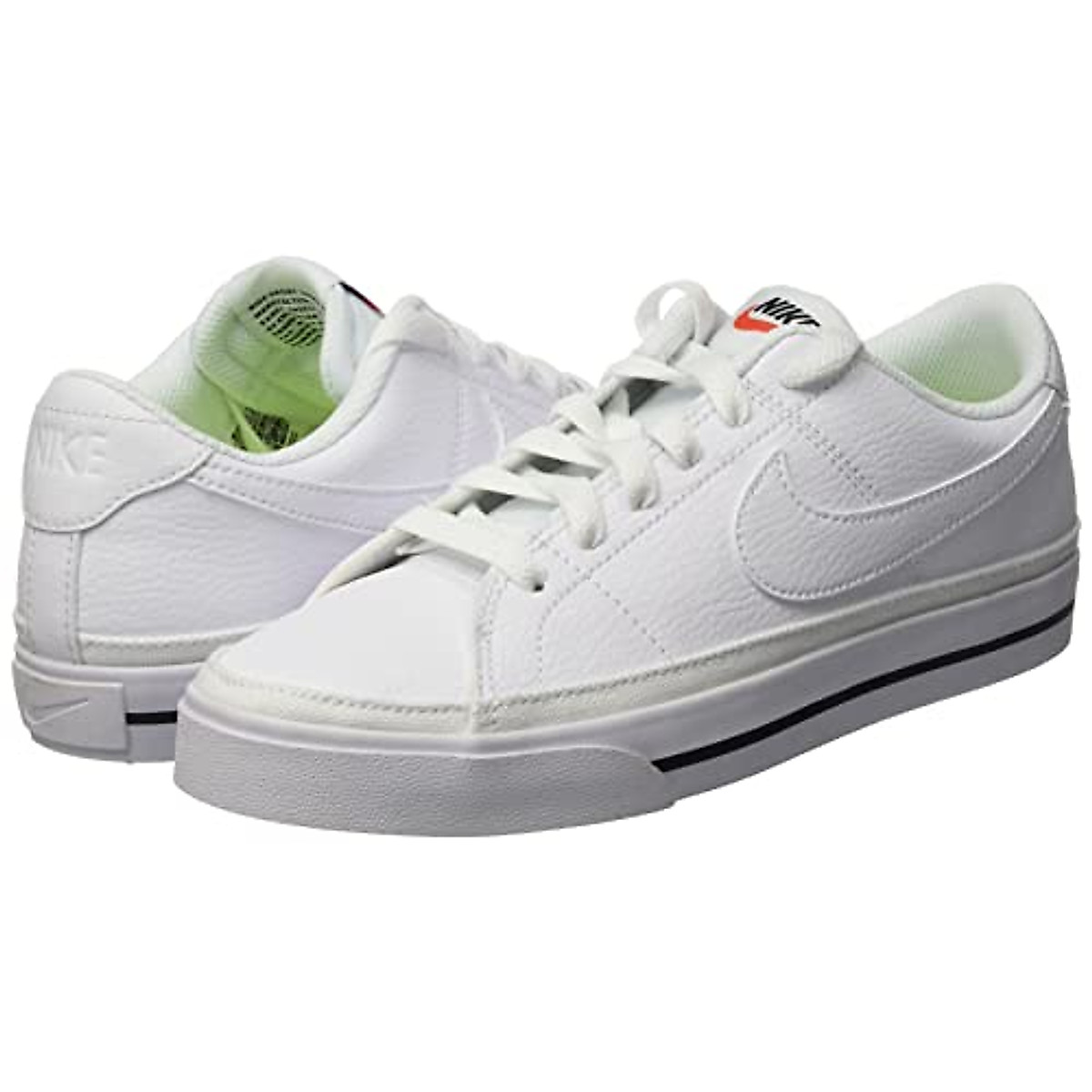 Nike Women's Gymnastics Shoes, White White White Black Volt, 9 US