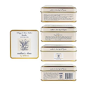 Mother's Shea Whipped Shea Butter (Vanilla, 2 Oz Tins - Set of 3) 100% Pure Raw Unrefined African Shea - Organic, Sustainably-Sourced Ingredients - Natural Skin & Hair Care