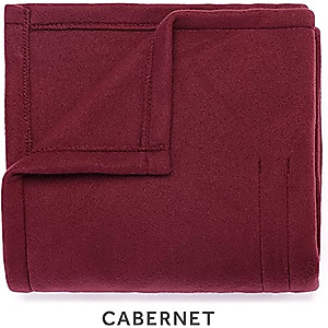 Sunbeam Royal Ultra Cabernet Heated Personal Throw / Blanket, Cozy-Warm, Adjustable Heat Settings