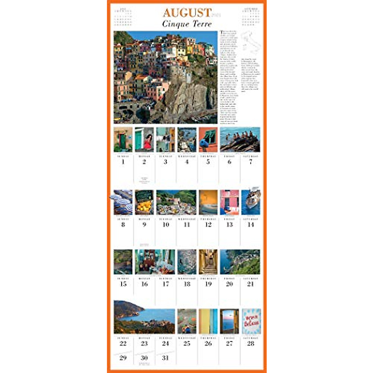 365 Days in Italy Picture-A-Day Wall Calendar 2021
