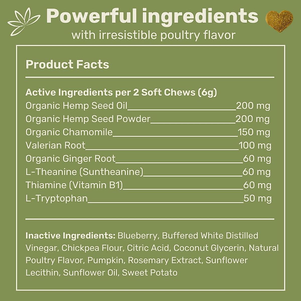 Canine Keeps Calming Chews for Dogs - Relaxation with Hemp, Chamomile & Valerian Root - Dog Anxiety Relief Supplement - Aids Separation, Travel & Storms - Calming Treats for Dogs - 90 Ct.