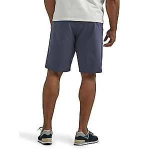Lee Men's Big & Tall Extreme Motion Flat Front Short, Navy, 48