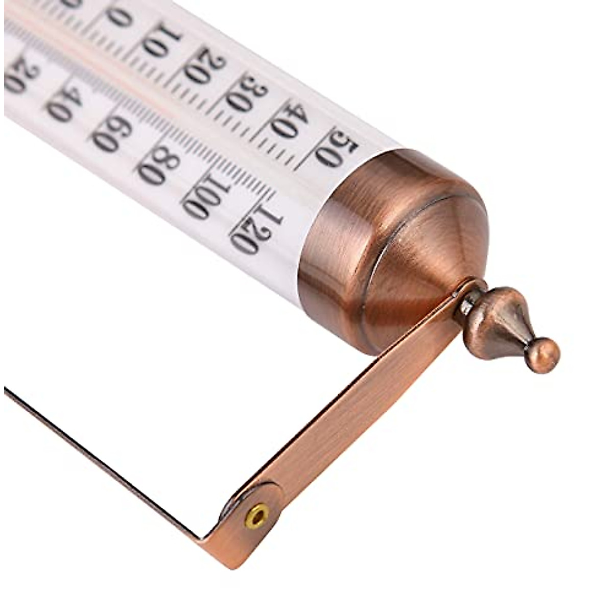 MIKSUS 10.2" New Premium Steel Thermometer Indoor Outdoor Decorative (Upgraded Accuracy and Design)