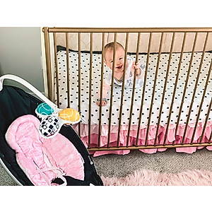 Infant Insert Compatible with 4Moms Mamaroo & Rockaroo – Car Seat Insert 2 Pack – Reversible Infant Car Seat Insert – Soft Plush Minky Car Seat Head Support Insert