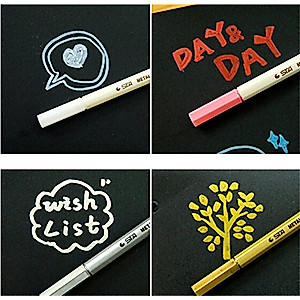 10pcs/lot Album Photo STA Metallic Multi Color Pens Markers DIY Arts & Crafts 10 Color Gel Pens