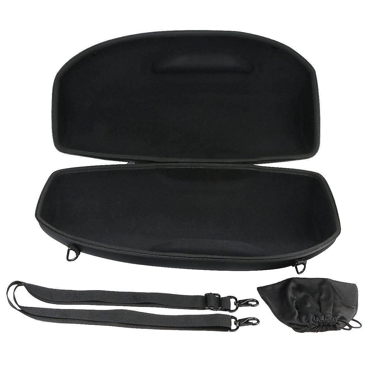 co2CREA Hard Travel case Replacement for JBL Boombox 2 Boombox 3 Waterproof Portable Bluetooth Speaker (All Black Case for Boombox 2 Speaker)