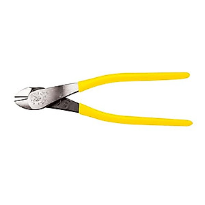 Klein Tools D2000-49 Pliers, Diagonal Cutting Pliers with Heavy-Duty Cutting Knives, Short Jaws and Dual Material Grips, 9-Inch