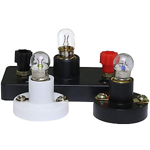 MEETOOT 25pcs E10 Mini Light Bulbs 6.3V 0.15A Physical Electrical Experiment Screw Base Indicator Light Incandescent Bulb Old-Fashioned Flashlight Lamp