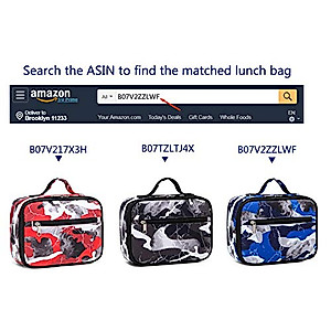 BLUEFAIRY Kids Backpacks for Boys Girls Camo Elementary School Bags Bookbags Lightweight Durable (Red Camo)