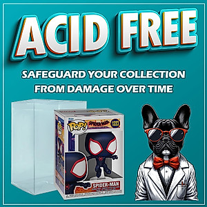 MALKO Funko Pop Protector | Sturdy 0.5 MM Thick Recyclable Plastic | Funko Pop Display Case Compatible with Funko Pop! 4 inch Figures | 20 Pack