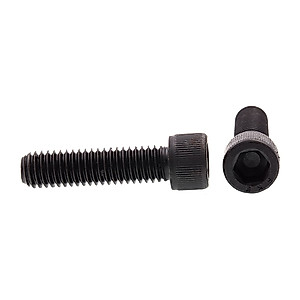 Prime-Line 9179303 Socket Head Cap Screws, Hex (Allen) Drive, 3/8 in-16 X 1-1/2 in, Black (10 Pack)