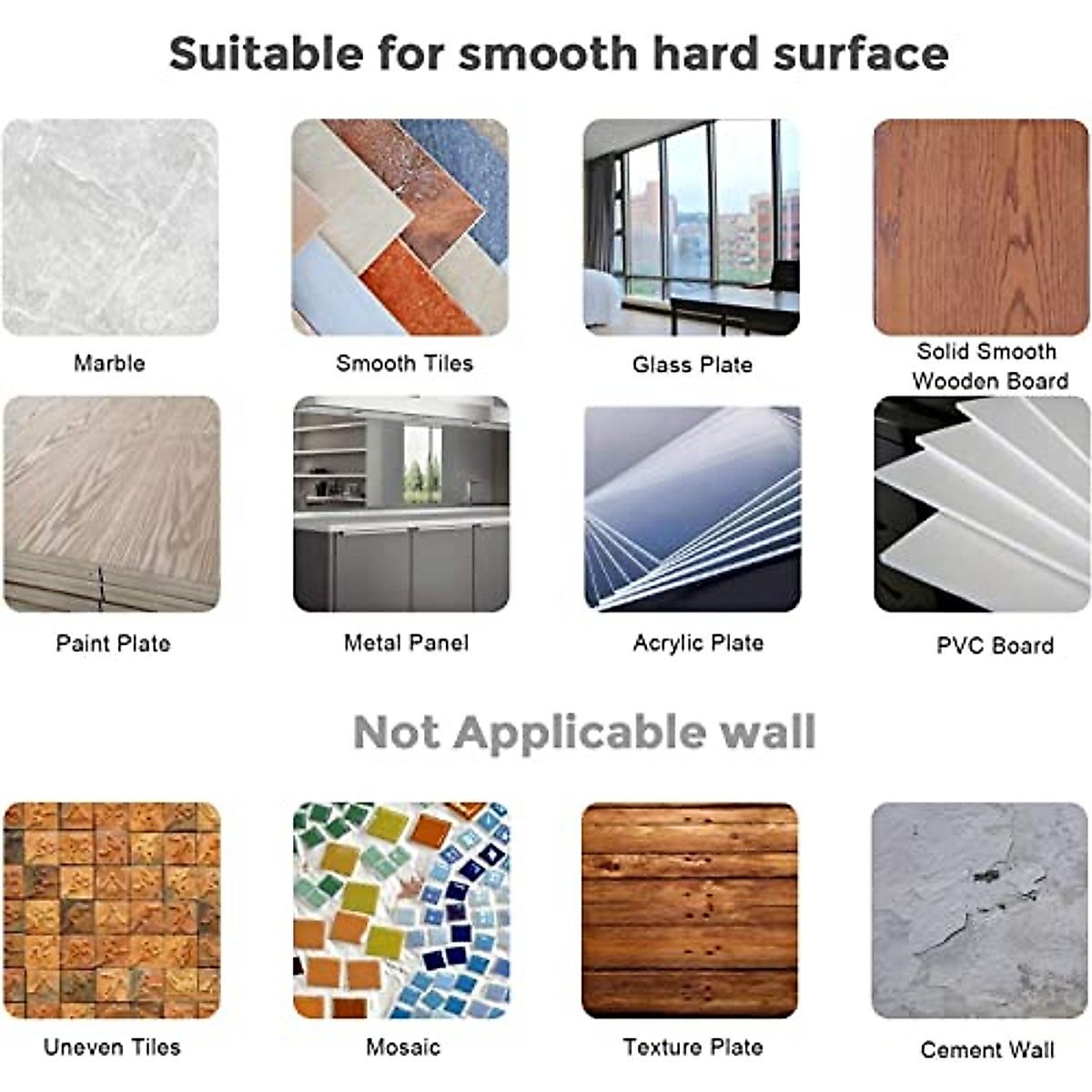 3M Hooks,Adhesive Hooks Heavy Duty Stick on Wall Hooks Towel Hooks Door Hooks Waterproof Stainless Steel Adhesive Towel Hooks Adhesive Holders for Hanging Clothes Bathroom Adhesive Hook 6 Pack (Black)