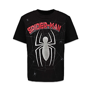 Marvel Spider-Man Big Boys 4 Pack T-Shirts Spiderman 10