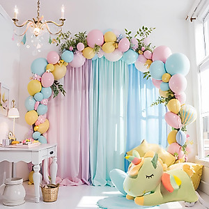 Unicorn Backdrop Pastel Rainbow Backdrop for Girls Birthday Baby Shower Unicorn Theme Party Decorations 10×7ft