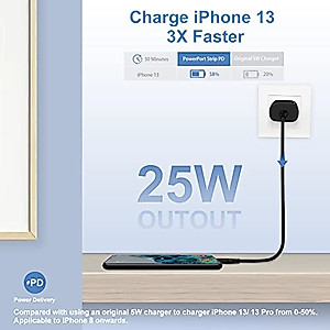 S23 25W Samsung USB-C Super Fast Charging Android Phone Charger Block Box with 6ft Type-C to C Cable for Samsung Galaxy S22/S21/S23 Ultra 5G, A14/A04/A13/A03/A53/A33/A73/A52 5G,Z Flip 4/Z Fold 4,A10E