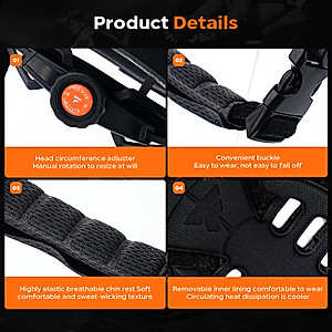 Smart Bike Helmet for Adult, Helmet with Camera(32GB TF Card Included), Helmet Video Recorder with Security Lights for Safe Riding，Motorcycle Helmet，tachograph