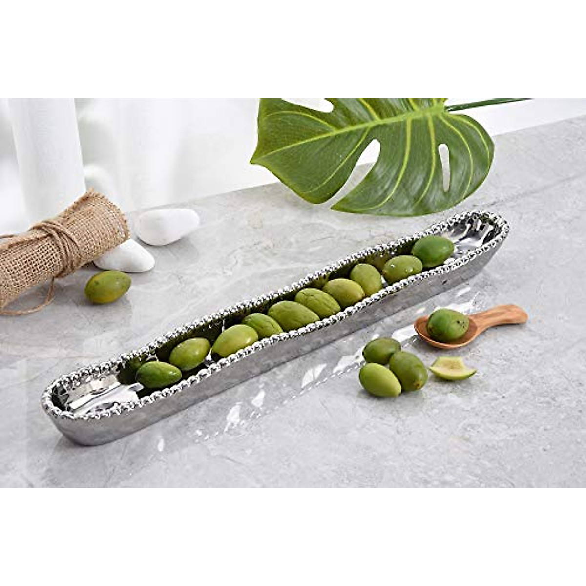 Pampa Bay Porcelain Verona Olive Serving Dish