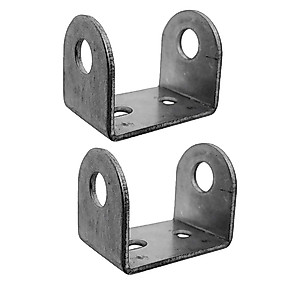 Baosity 2 Pieces Heavy Duty Stainless Steel Kayak Canoe Fishing Boat Rudder Mount Bracket Hardware Replacement Gear Accessories