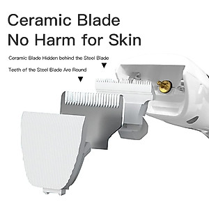 LEMULEGU Fashion Dog Hair Trimmer Blades,Quiet Waterproof Safe Grooming Kits Replacement,3 Packs of Replacement Blades for Dog Shavers