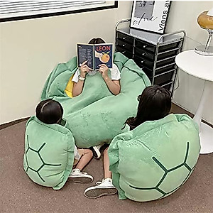 TANIOO 40 Inch Wearable Turtle Shell Pillows Weighted Stuffed Animal Costume Plush Toy Funny Dress Up, Gift for Kids Adults (40 inch)
