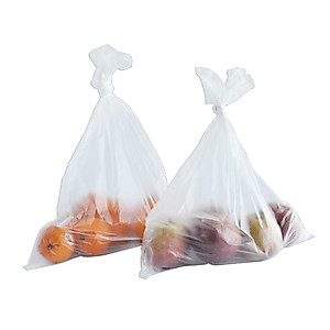 Perforated Produce Bags 12" x 20" Clear Case of 4 Rolls (3000 Bags)