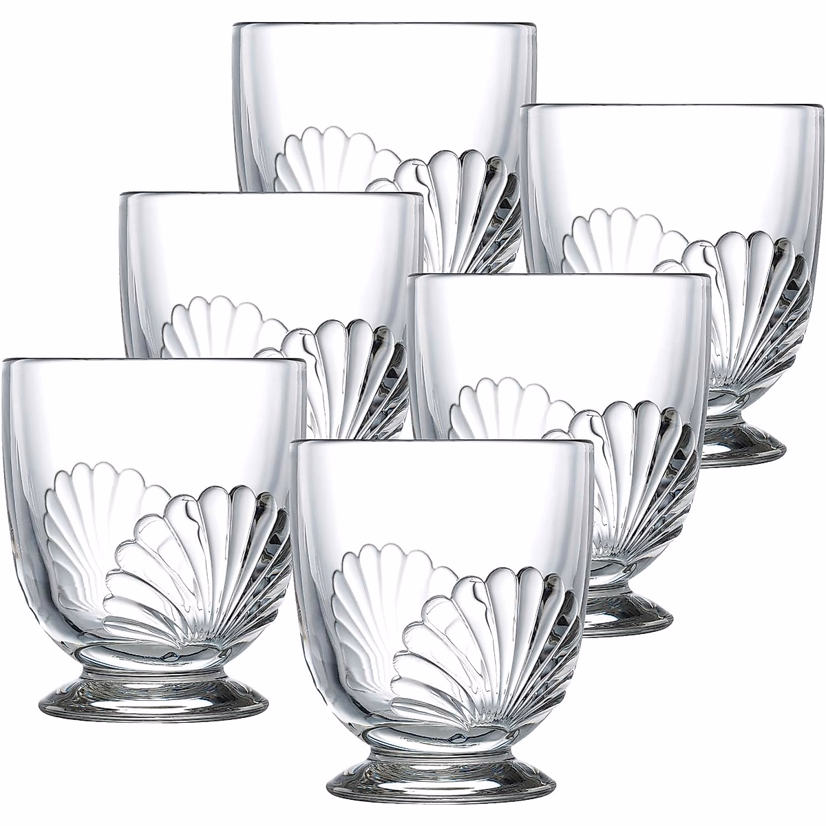 La Rochere Set of 6, Belle Isle 11 oz Wine, Juice Glass, Drinkware Set, One Size, Clear