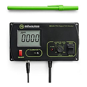 Milwaukee Instruments MC410US TDS Monitor with 0-1990 ppm Range, 10 ppm Resolution