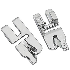 DREAMSTITCH 820249096 3mm Rolled Hem Presser Foot with IDT for Pfaff Sewing Machine ALT : 98-694818-00, 3820284-096,820284096,820249096