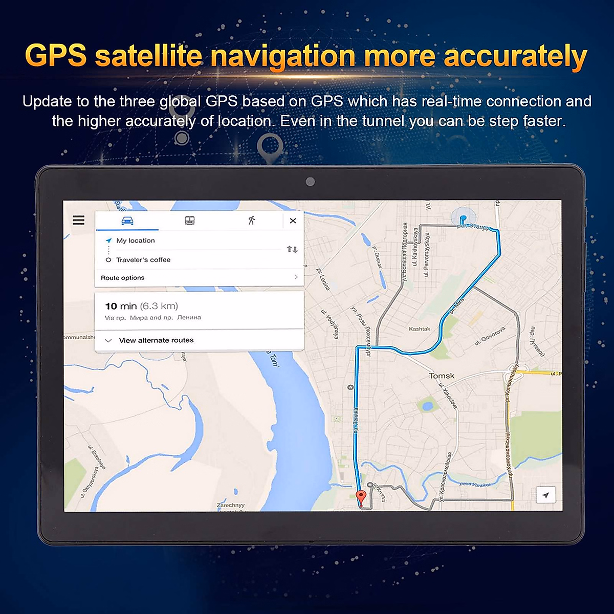 ANGGREK Tablet 10in Dual SIM Dual Standby 2GB 32GB RAM Dual Camera IPS 1080P HD Large Screen Portable Call Tablet 100 to 240V (US Plug)