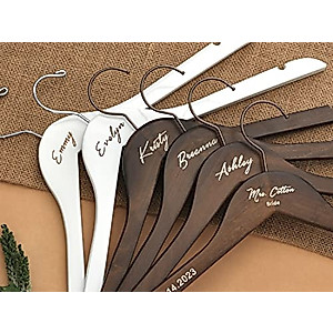 Bride Hanger, Wedding Hanger, Wedding Gift, Personalized Bride Hanger, Honor Maid, Bridesmaid, Doctor, Graduation Dress Hanger