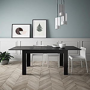 Mobili Fiver, Easy, Extendable Dining Table, Oak, Made in Italy