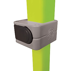 E-Z UP Dome Instant Shelter Canopy, 10' x 10', Vented Top with Wide-Trax Roller Bag & 4 Piece Spike Set, Royal Blue