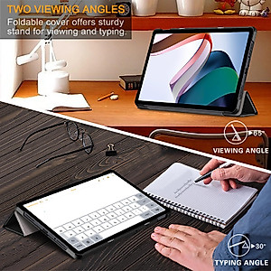 Xuanbeier Case for Xiaomi Redmi Pad SE 11 inch,Slim Stand Hard Back Shell Protective Smart Cover for Redmi Pad SE 11 2023 Case with Auto Wake/Sleep Function,Black