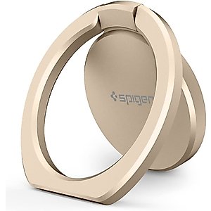 Spigen Style Ring 360 Cell Phone Ring/Phone Grip/Stand/Holder for All Phones and Tablets Compatible with Magnetic Car Mount - Champagne Gold