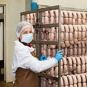 PENTAGON SAFETY EQUIPMENT Disposable Plastic Sleeves | White | 100 Pack | 18 Inch | Waterproof Arm and Sleeve Protection