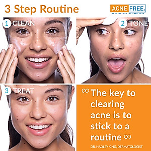 AcneFree 24 Hour Acne Clearing System 1 kit (Pack of 2)