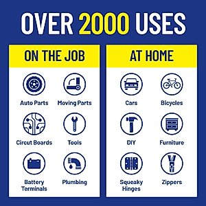 WD-40 Original Formula- Precision Pen On-The-Go, Lubrication with Pin-Point Precision, Controlled Flow. Portable, Easy to Hold, Easy to Store, Ideal for Small and Tights Spaces, 0.3 fl oz [3-Pack]