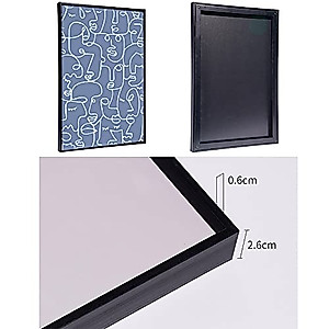 Framed Canvas Wall Art Set, minimalism Abstract Boho Oil Painting Photo Modern Posters Prints Ready to Decor Hanging Living Room Bedroom Bathroom Office Home Wall Decor (Boho16 X 24" X 3 pieces)