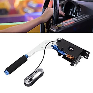 Game Handbrake, High Hardness Aluminium Alloy Easy Installation Linear Game Handbrake for G27 G25 G29(Blue)